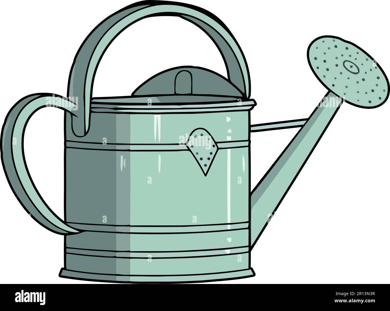 Drawing watering can pouring water hi-res stock photography and images ...
