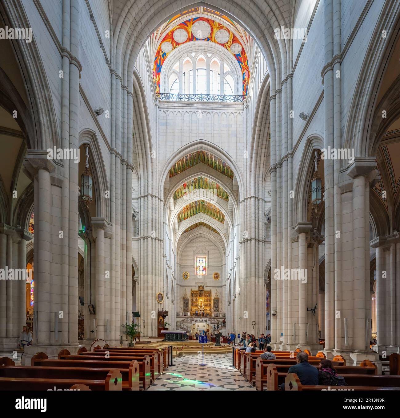Interior view of nave and altar hi-res stock photography and images - Alamy