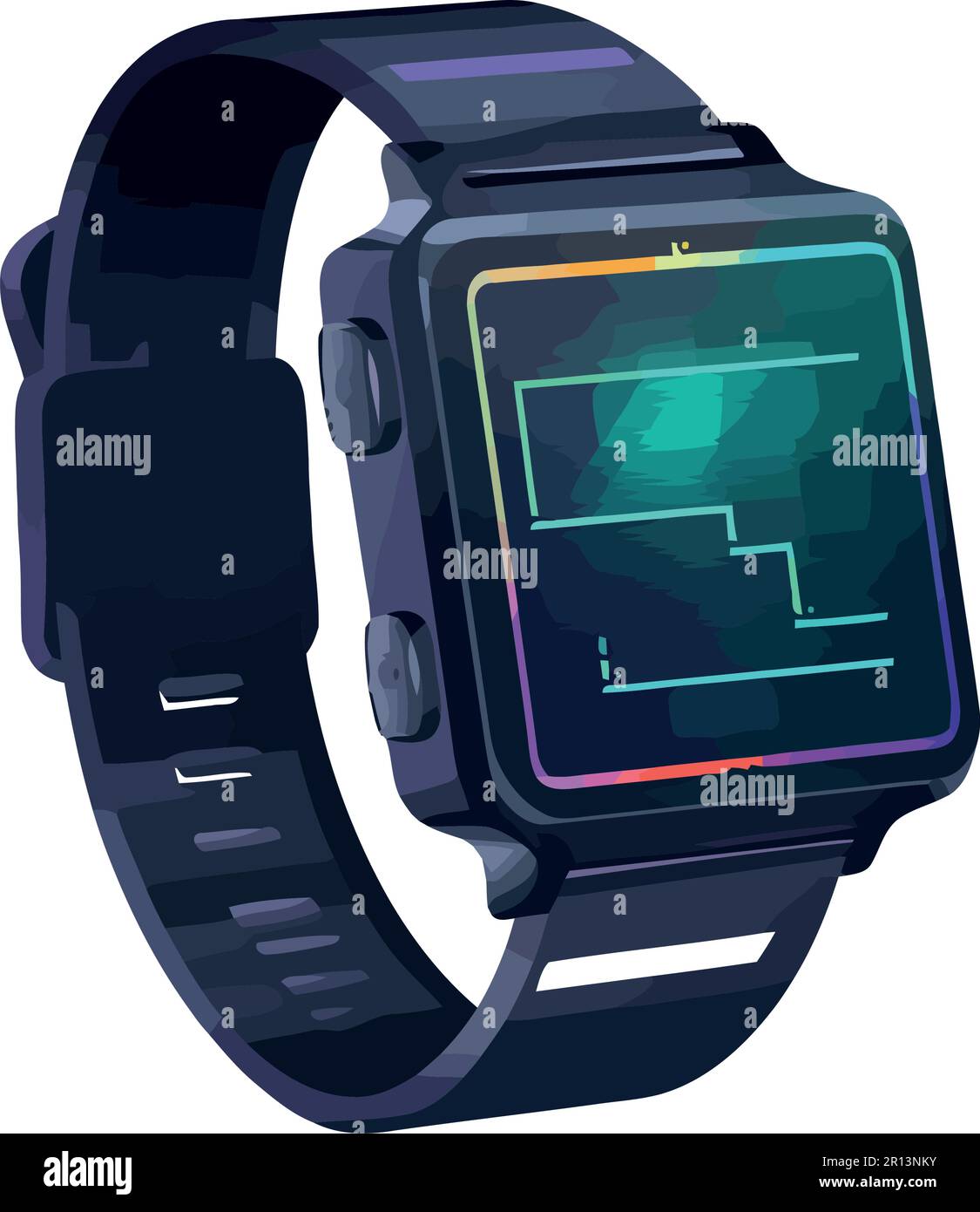Futuristic technology smart watch tech Stock Vector Image & Art - Alamy