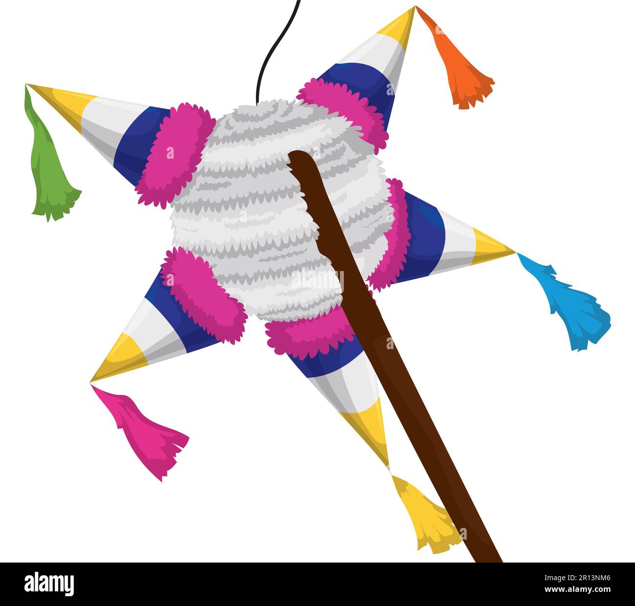 Hitting pinata mexico Stock Vector Images - Alamy