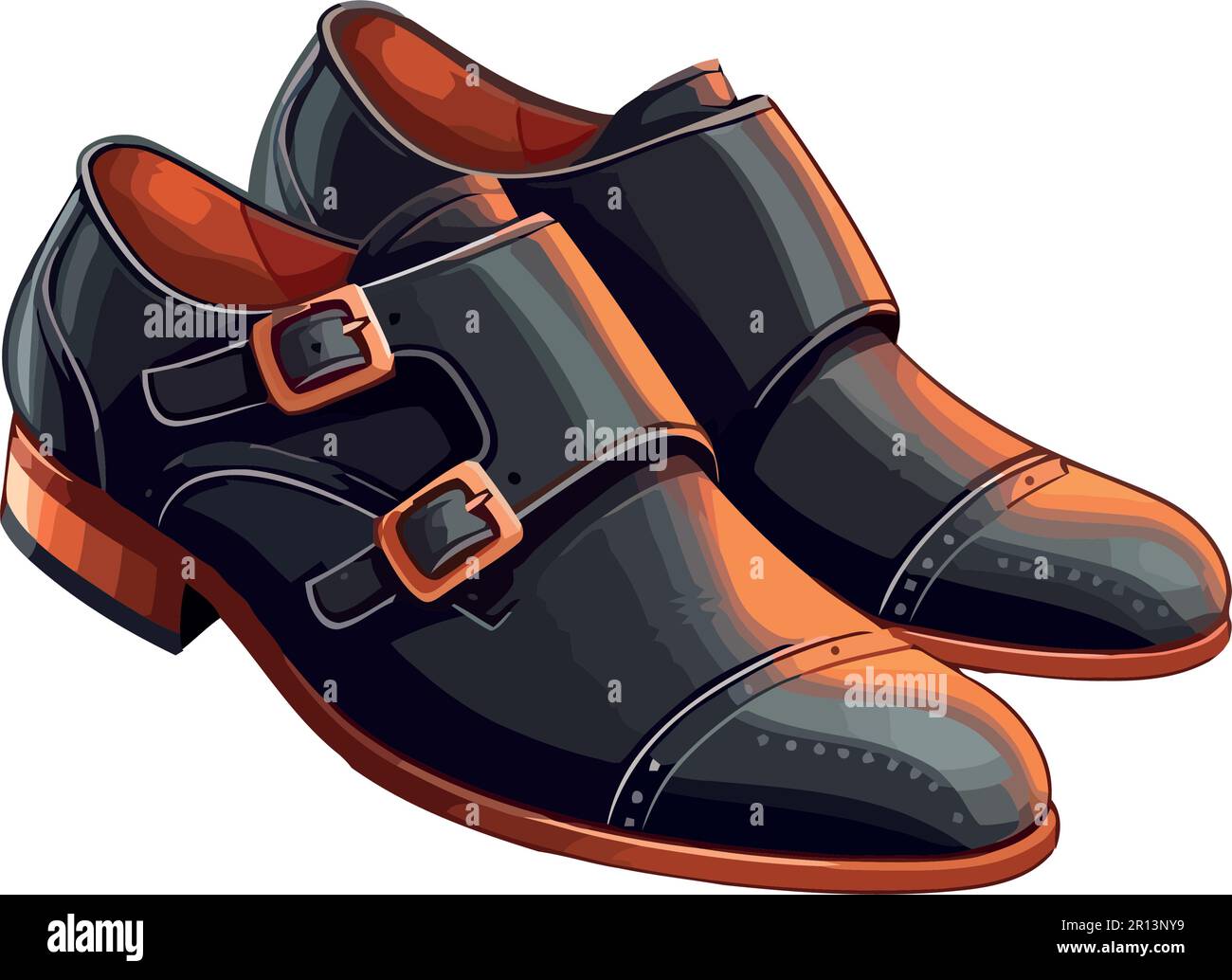 Luxury leather boots with elegant style Stock Vector Image & Art - Alamy