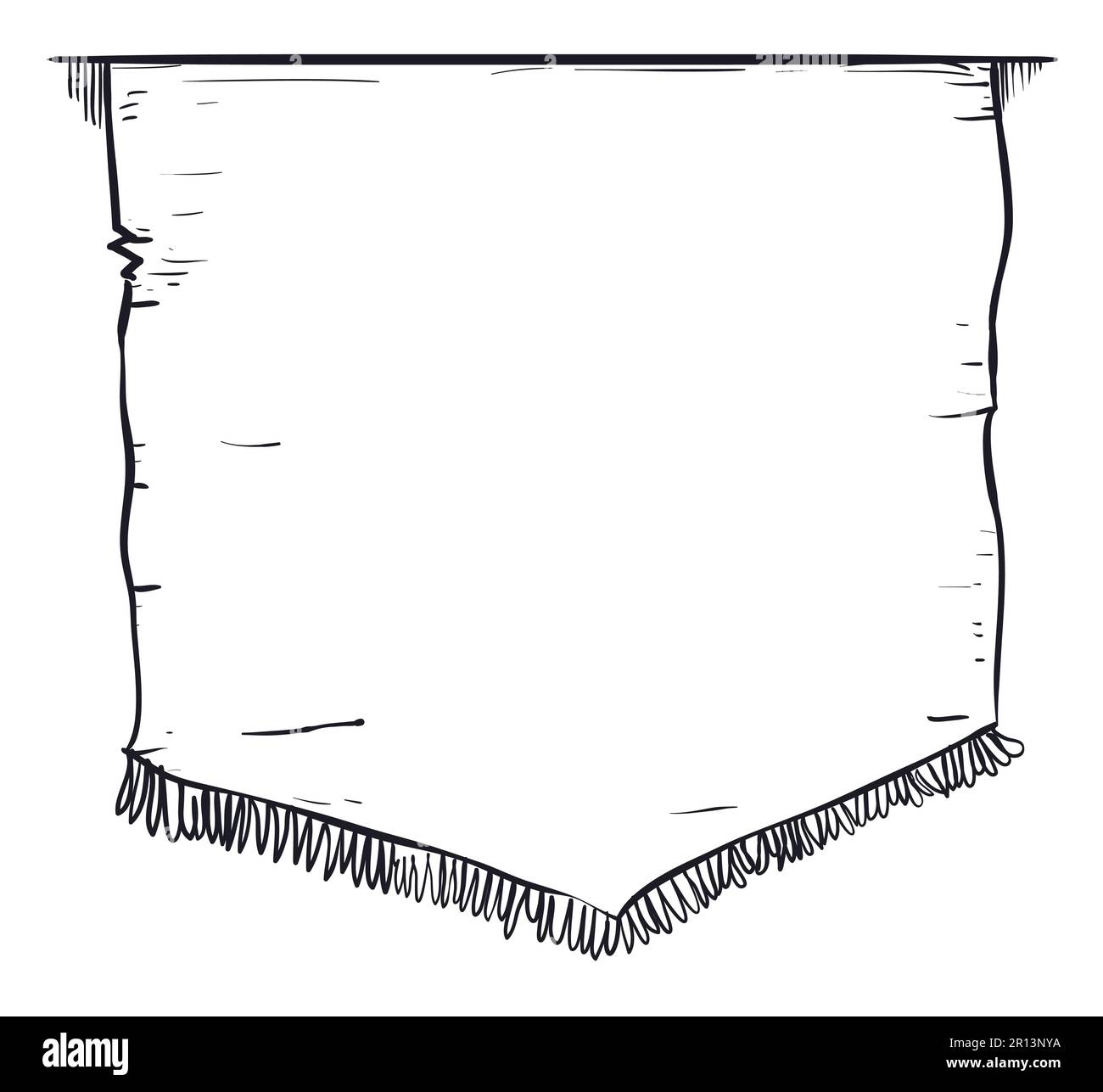 Blank Pennant Clipart