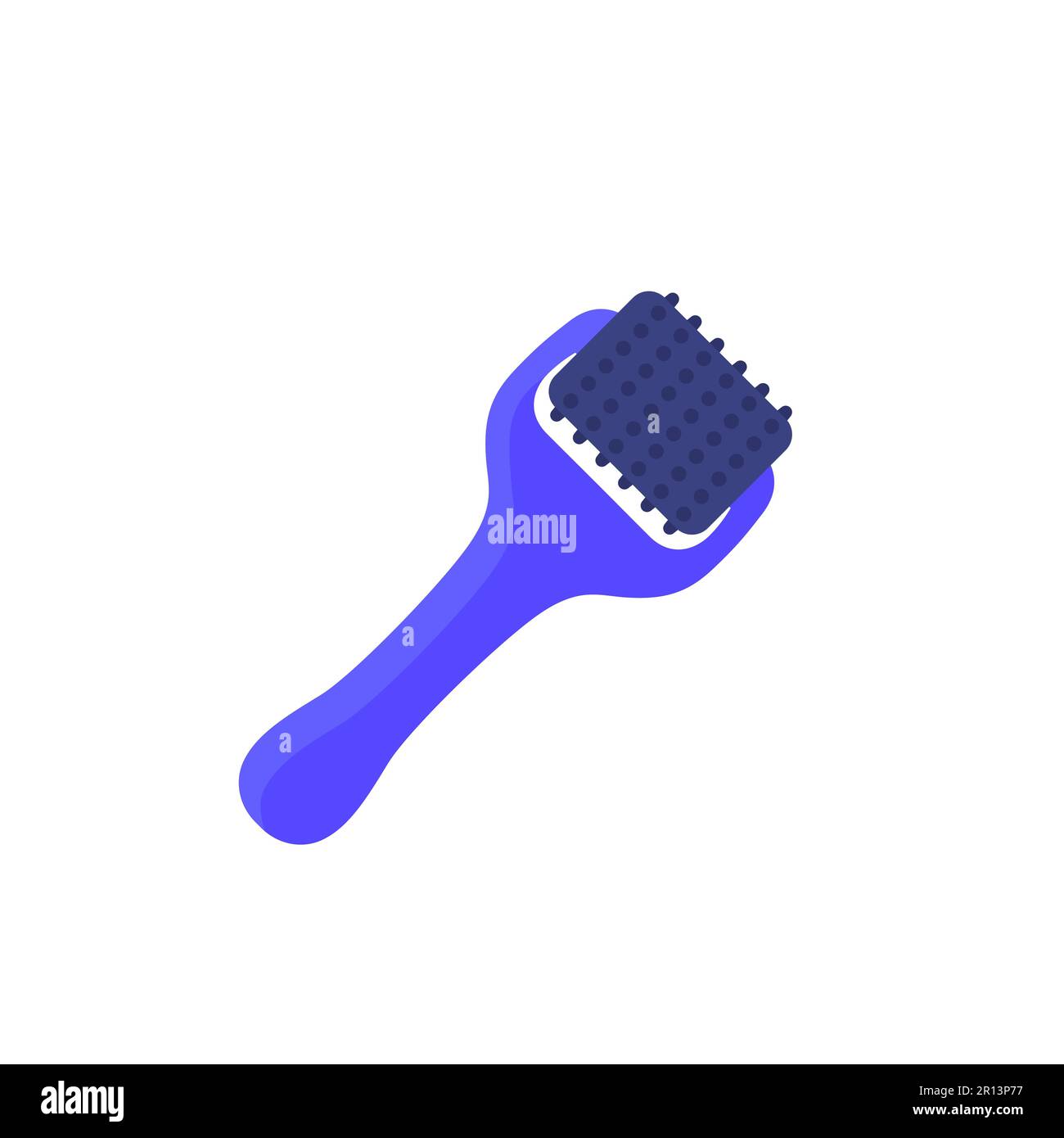 dermaroller icon, skin care device, flat vector Stock Vector Image ...