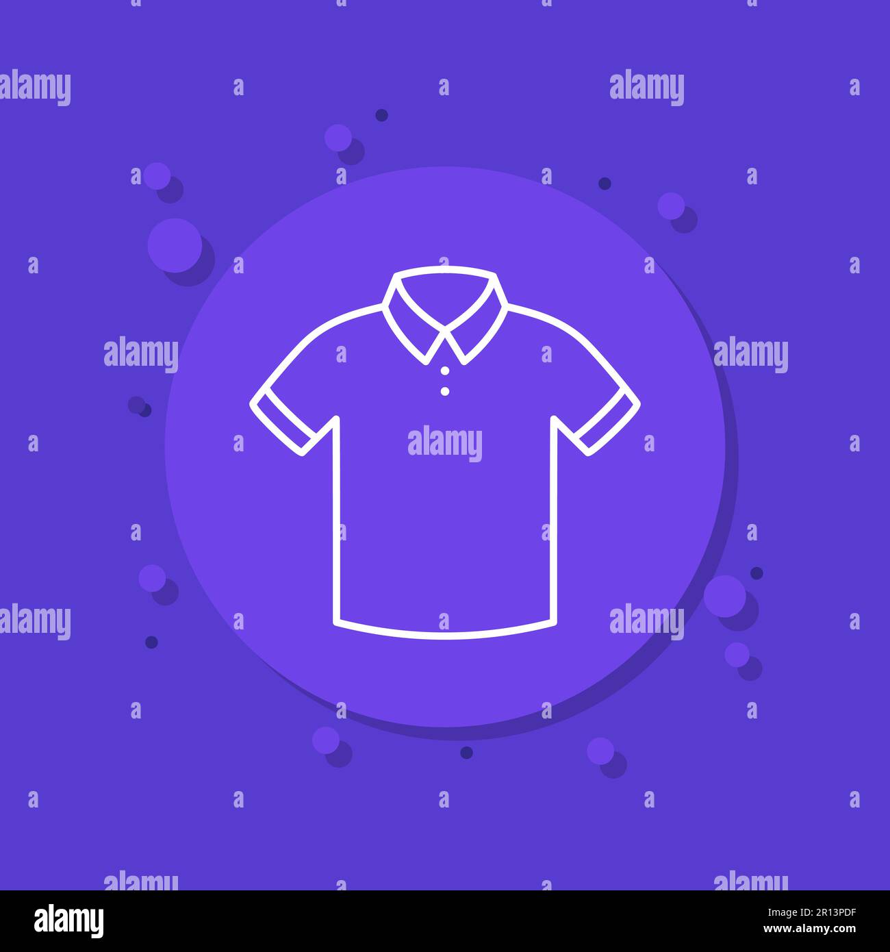 Mens polo shirt icon hi-res stock photography and images - Alamy