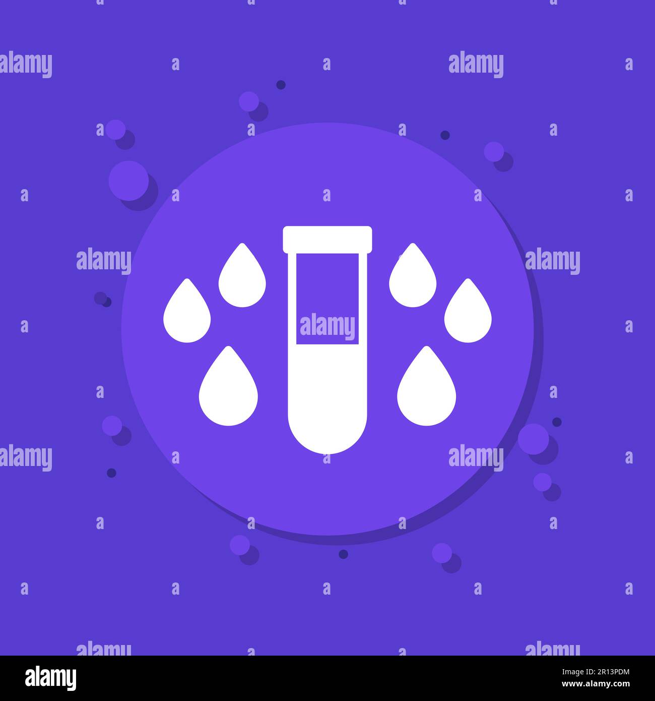Checking water sample Stock Vector Images - Alamy