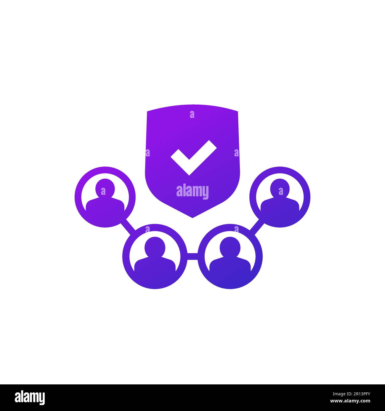 security team icon with people Stock Vector Image & Art - Alamy