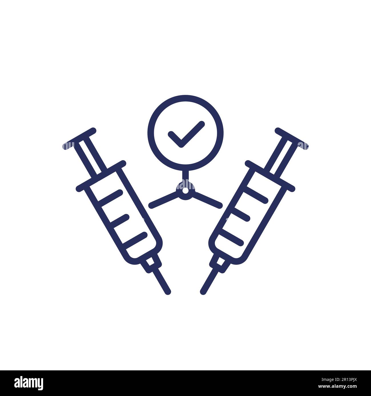 Covid 19 vaccine booster dose Stock Vector Images - Alamy