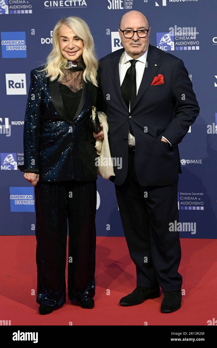 Rom, Italien. 10th May, 2023. Francesca Lo Schiavo mit Ehemann Dante ...