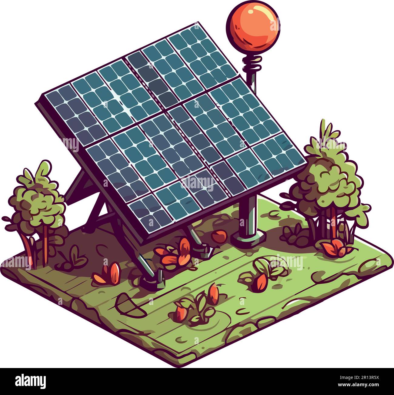 Agriculture renewable energy solar panel Cut Out Stock Images ...