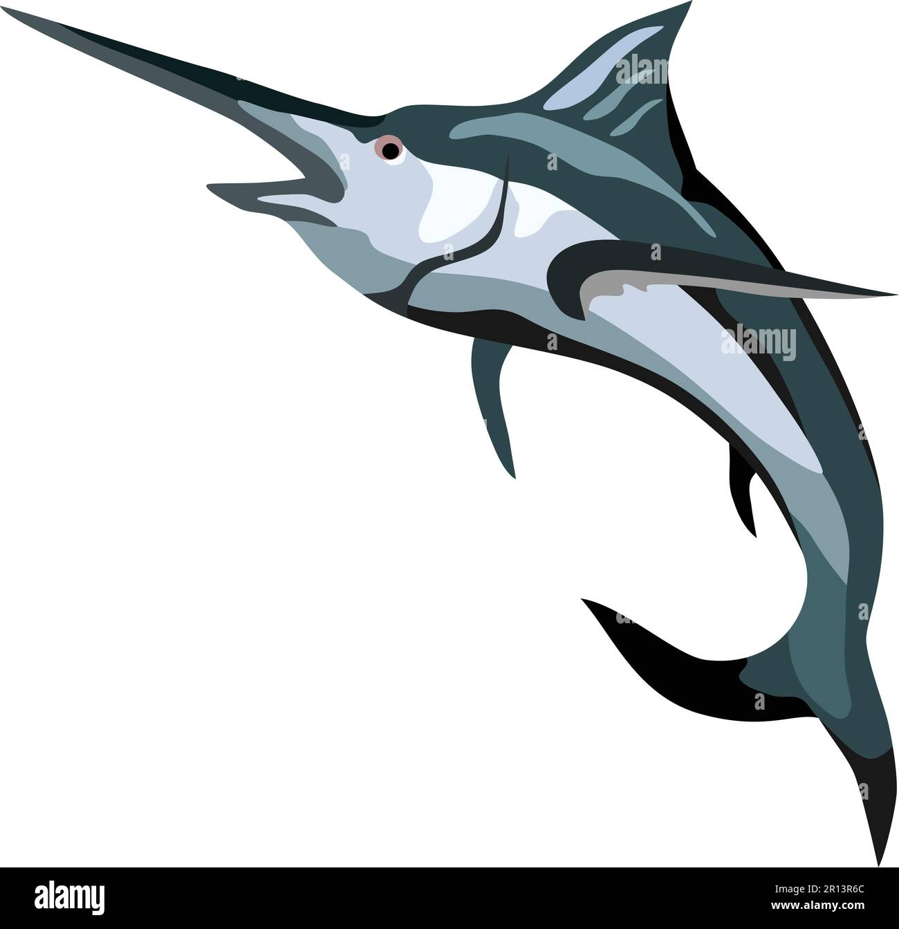 Marlin Fish Animal Vector Stock Vector Image & Art - Alamy
