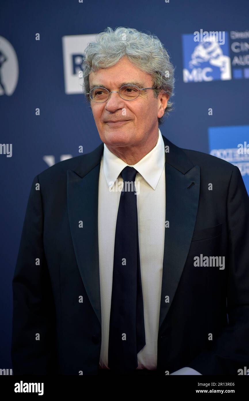 Rome, Italien. 10th May, 2023. Mario Martone attends the 68th David Di ...