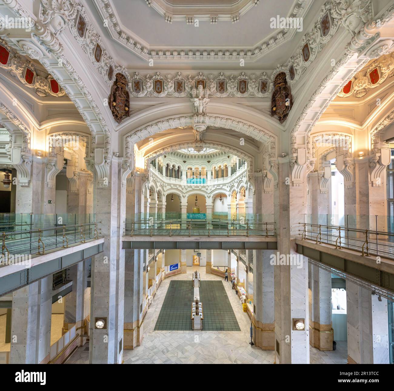 Interior view palacio de cibeles hi-res stock photography and images ...