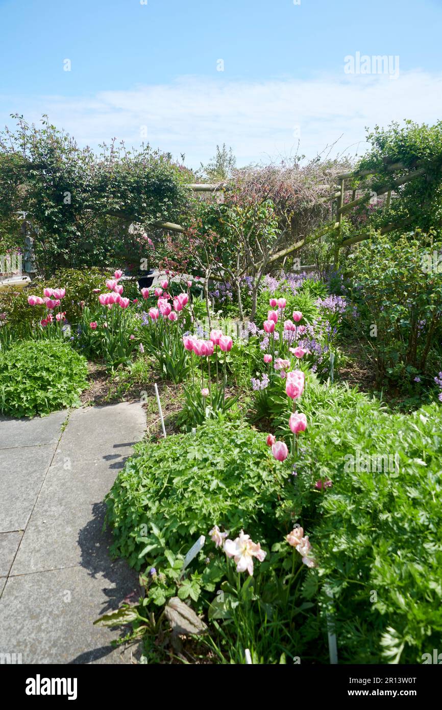 The Walled Garden of Burton Agnes Hall, a superb 17th century ...
