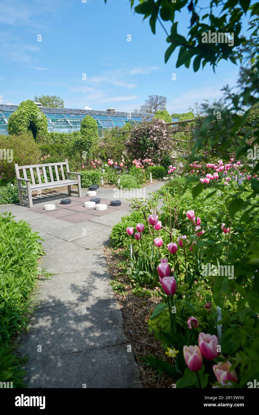 The Walled Garden of Burton Agnes Hall, a superb 17th century ...
