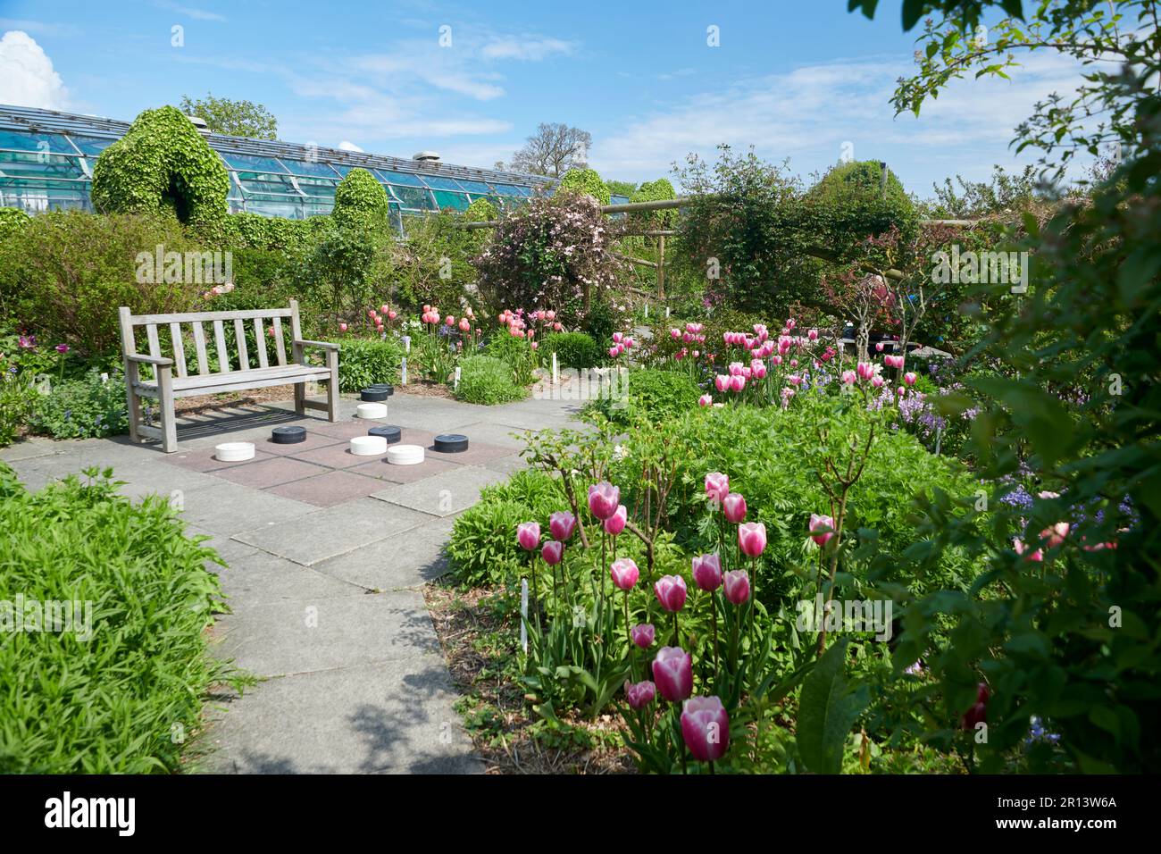 The Walled Garden of Burton Agnes Hall, a superb 17th century ...