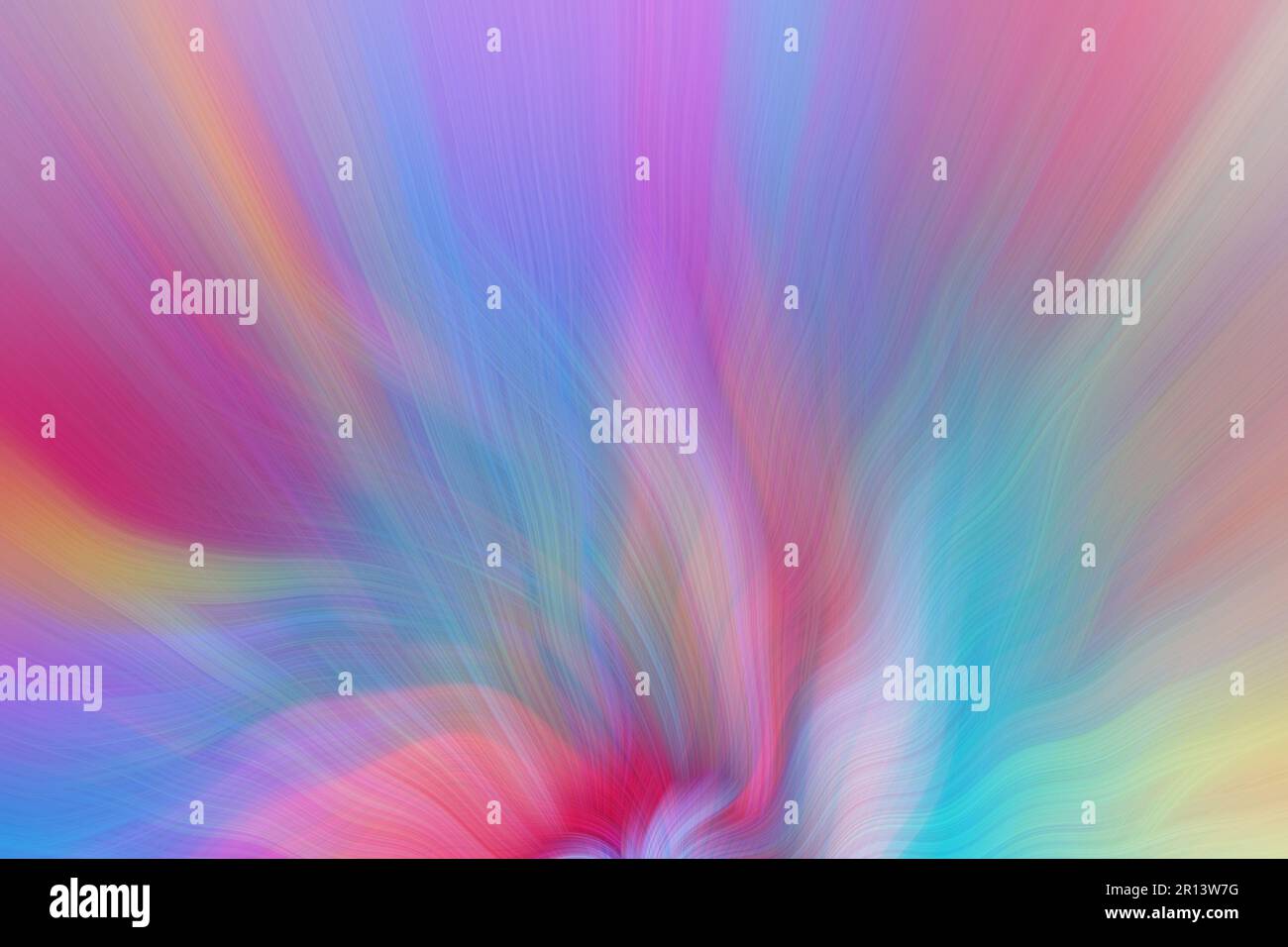 Colorful digital art, illustration, swish. Pink, blue, yellow colors ...