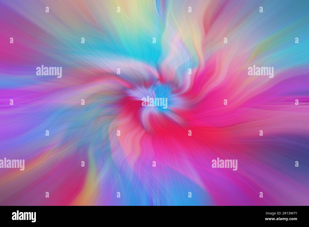 Colorful digital art, illustration, swish. Pink, blue, yellow colors ...