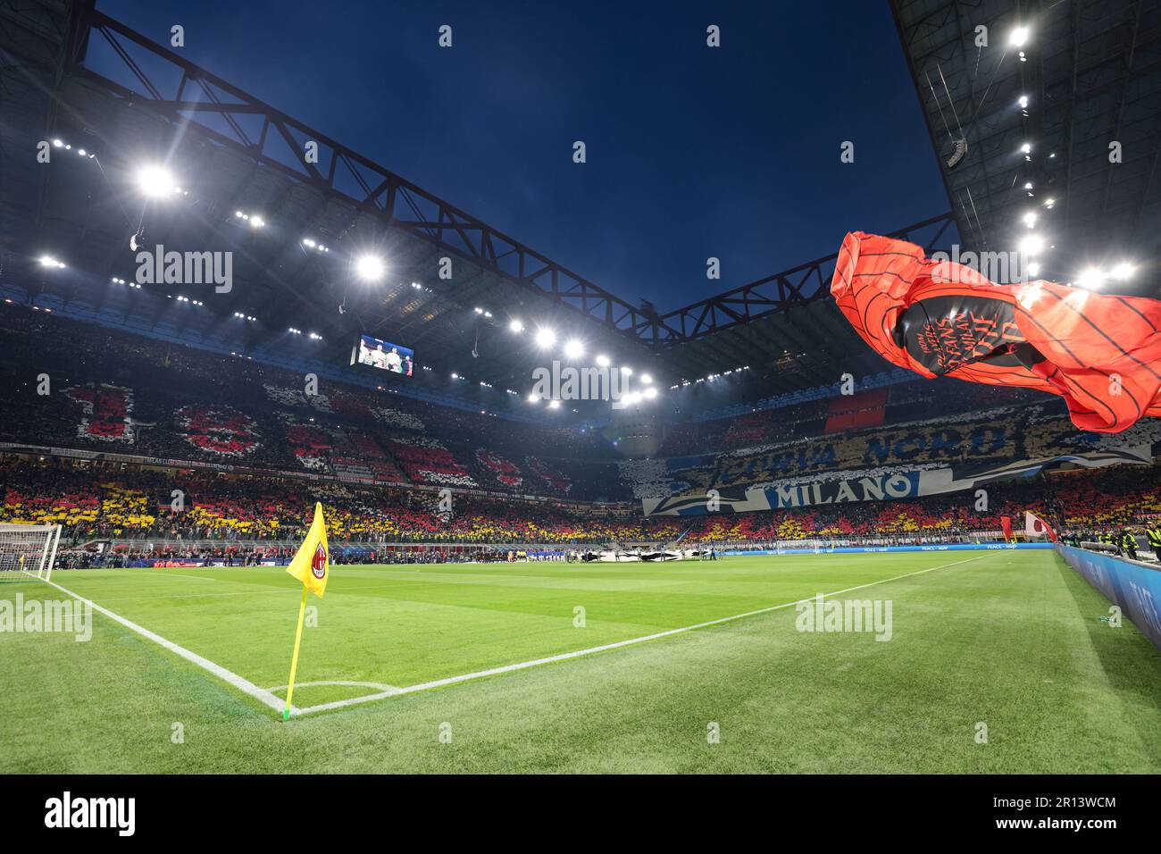 Milan tifo champions league hi-res stock photography and images - Alamy