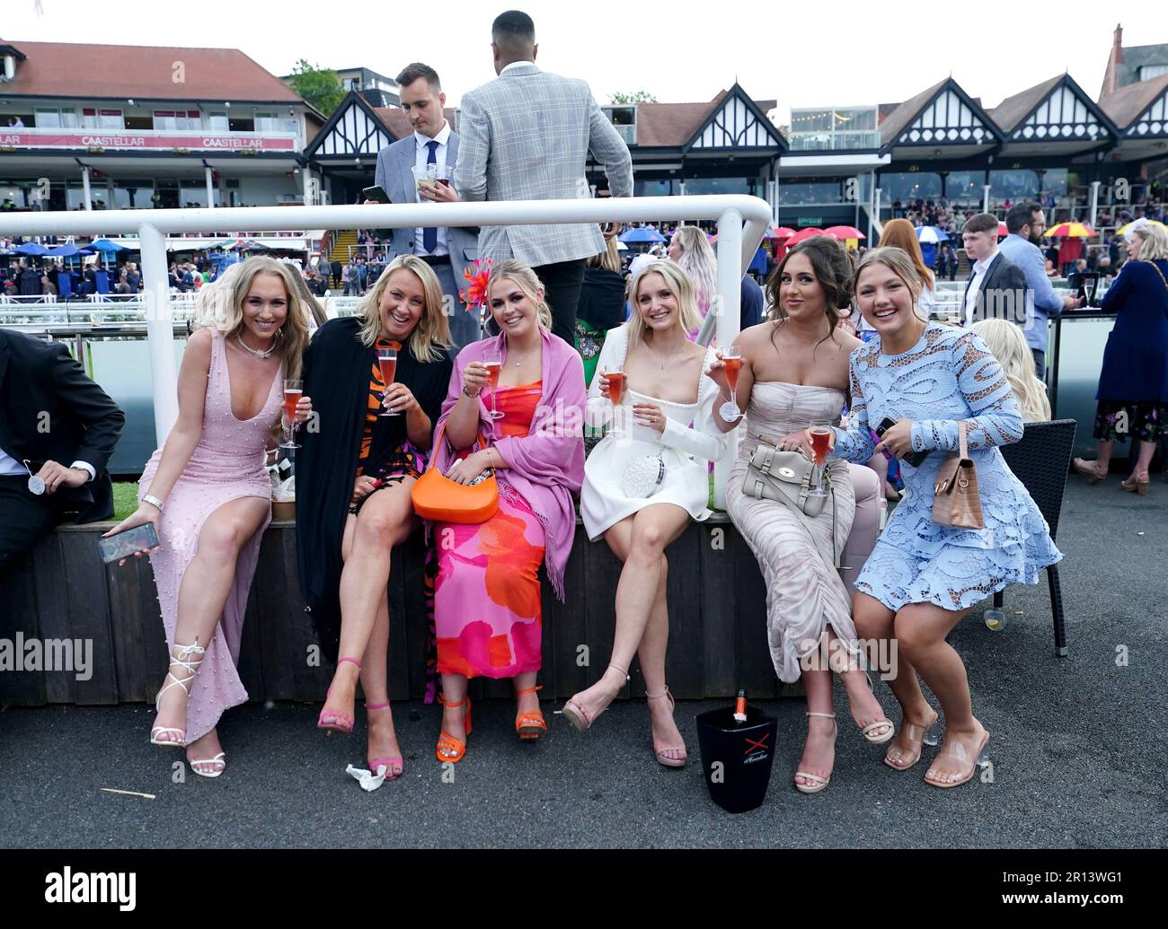 Racegoers during the Boodles May Festival Ladies Day at Chester ...