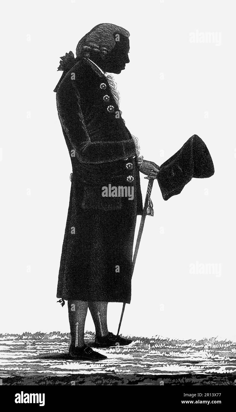Immanuel Kant, 1724 - 1804, German philosopher of the Enlightenment ...