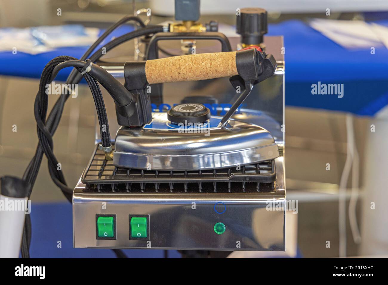 Commercial Steam Iron Professional Equipment Laundry Service Stock ...