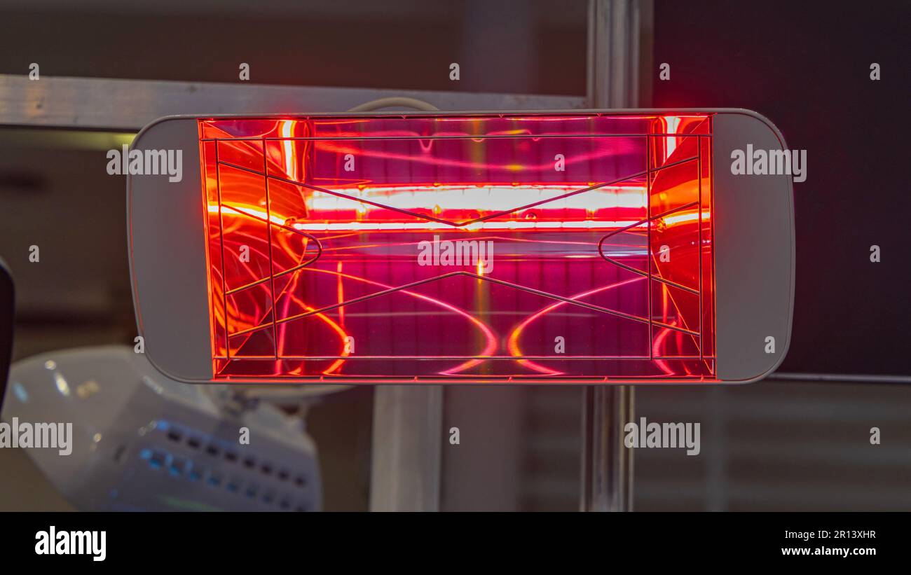 Infrared IR Lamp Outdoor Patio Heater Electric Device Stock Photo - Alamy