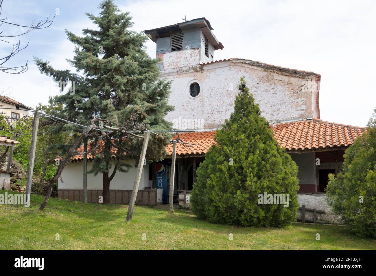 Panorama of Village of Dolene at Ograzhden Mountain, Blagoevgrad Region ...
