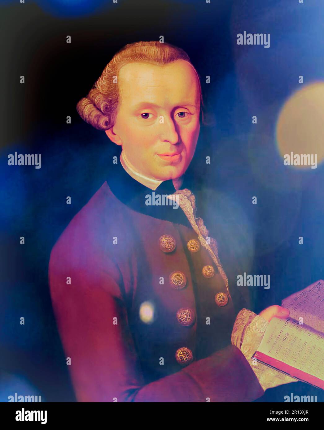 Immanuel Kant, 1724 - 1804, German philosopher of the Enlightenment ...