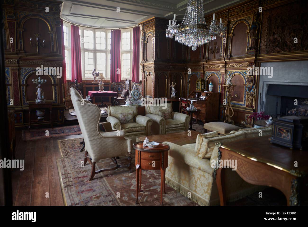 The Dining Room of Burton Agnes Hall, a superb 17th century Elizabethan ...