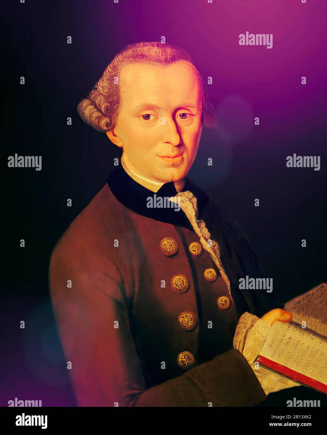Immanuel Kant, 1724 - 1804, German philosopher of the Enlightenment ...