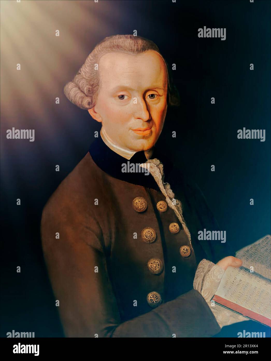 Immanuel Kant, 1724 - 1804, German philosopher of the Enlightenment ...