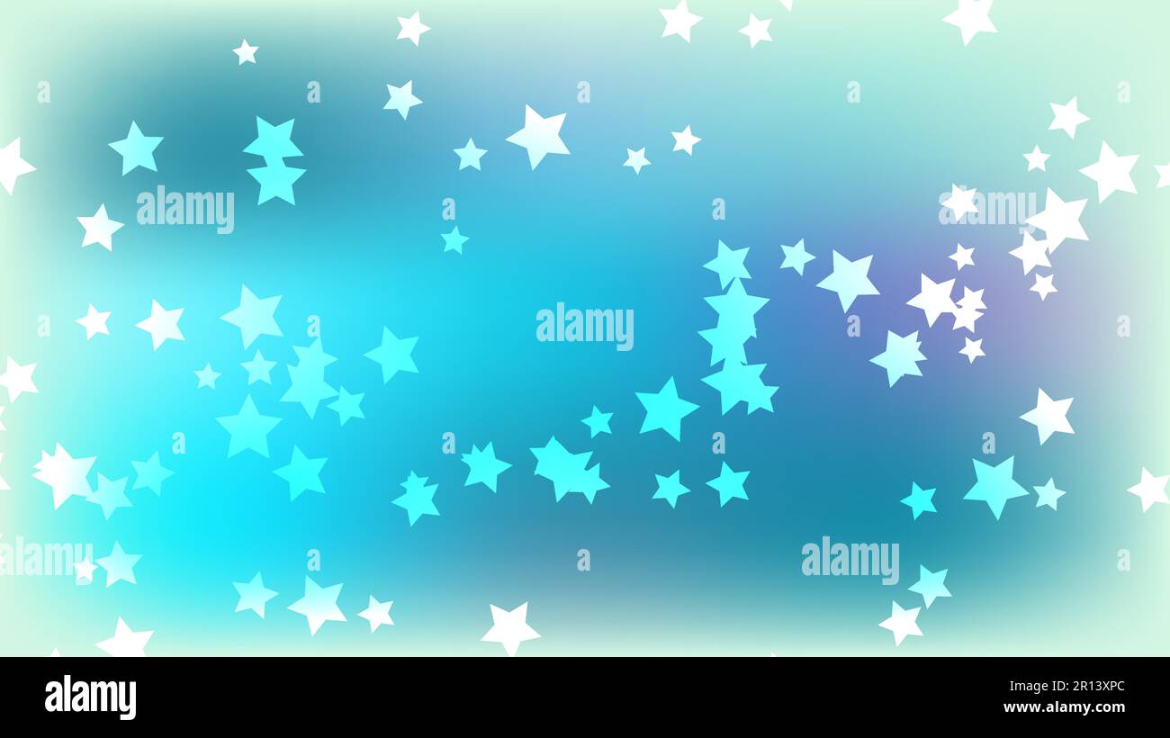 Abstract space background with stars. Multicolored stars on a bright ...