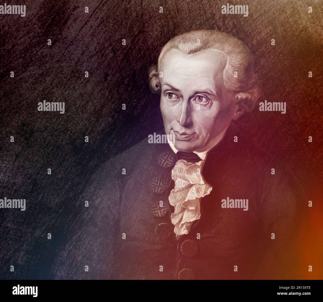 Immanuel Kant, 1724 - 1804, German philosopher of the Enlightenment ...
