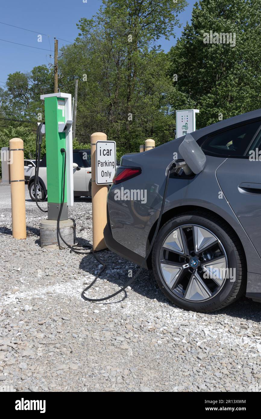 Indianapolis - Circa May 2023: BMW i4 eDrive35 EV Electric Vehicle ...