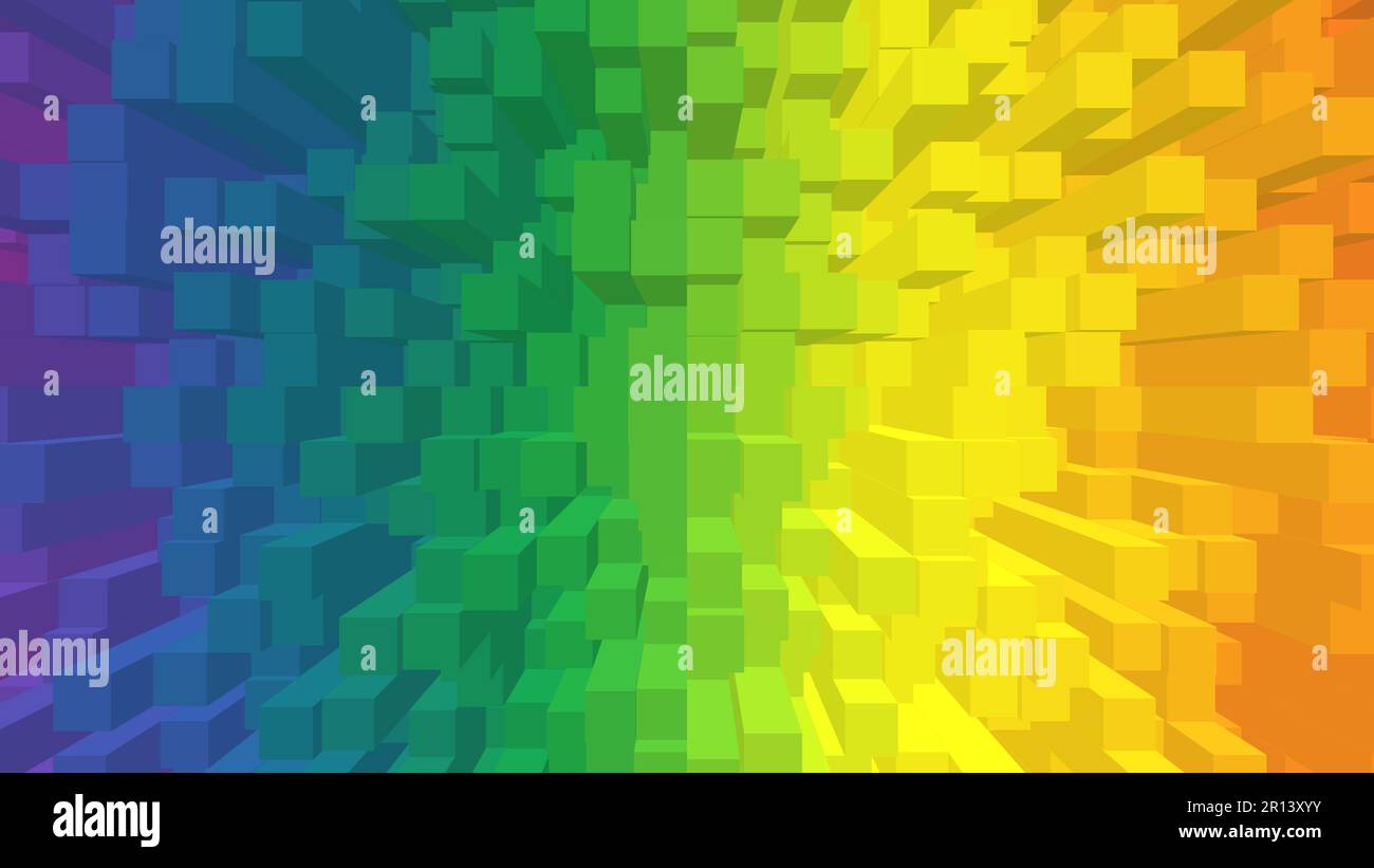 3D Rainbow background, gay pride, LGBTQ themed multiple colors with ...
