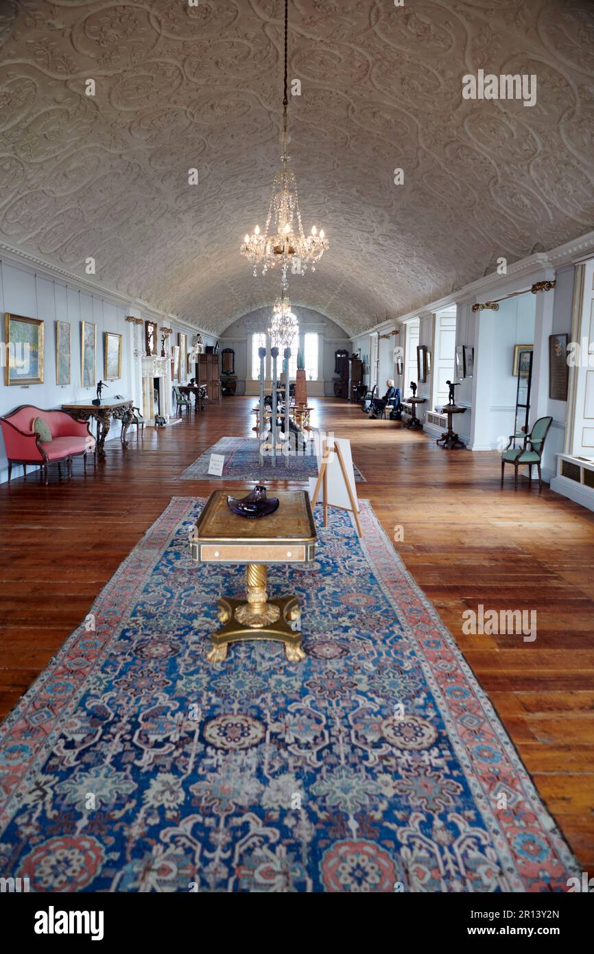 The long Gallery at Burton Agnes Hall, a superb 17th century ...