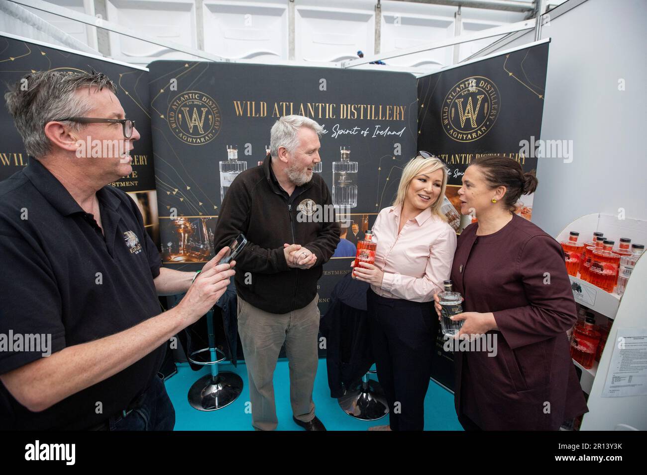 Sinn Fein President Mary Lou McDonald and Sinn Fein Vice President ...