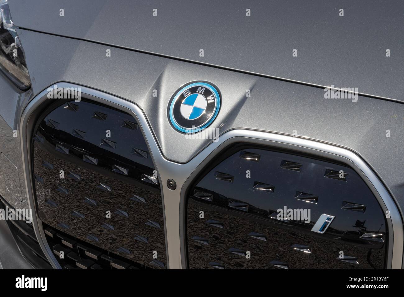 Indianapolis - Circa May 2023: BMW i4 eDrive35 EV Electric Vehicle ...