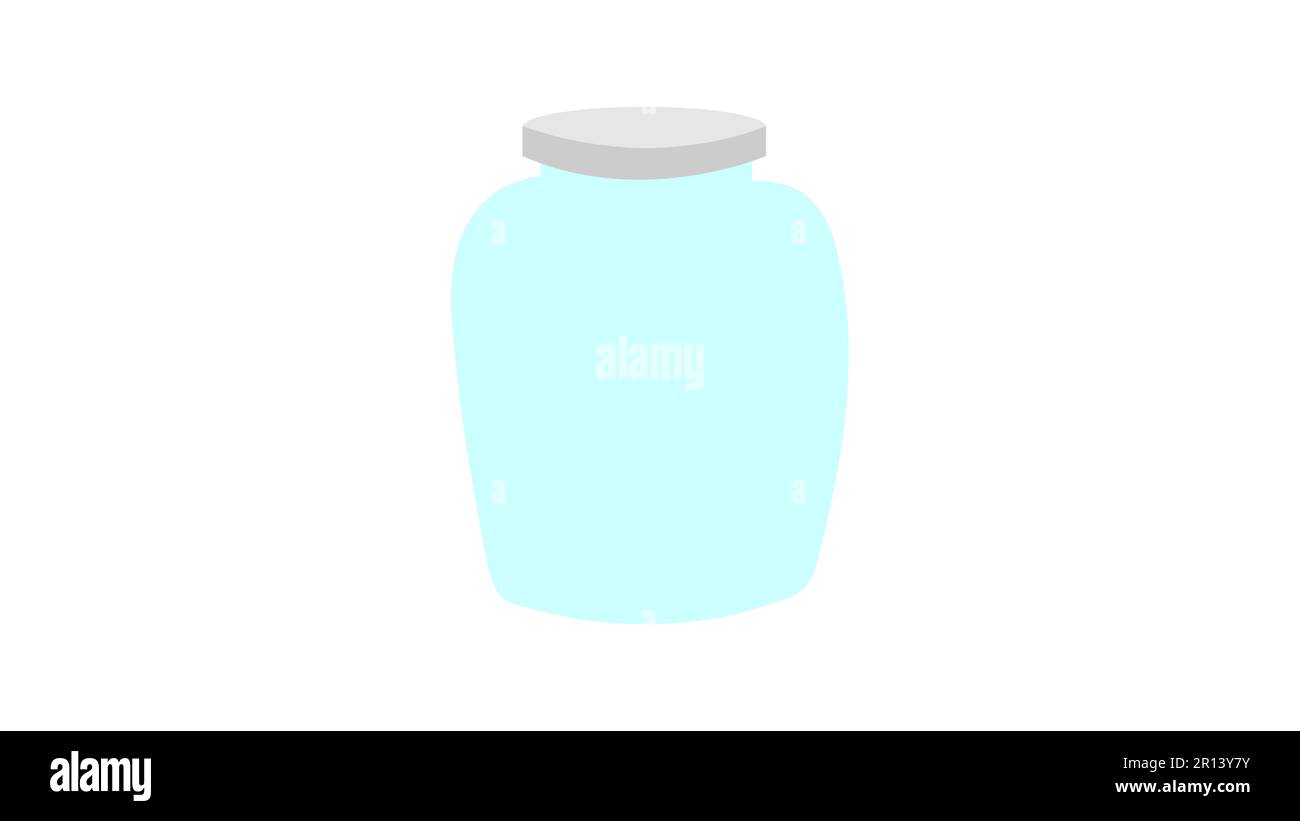 glass jar icon, line symbol on white background - editable stroke ...