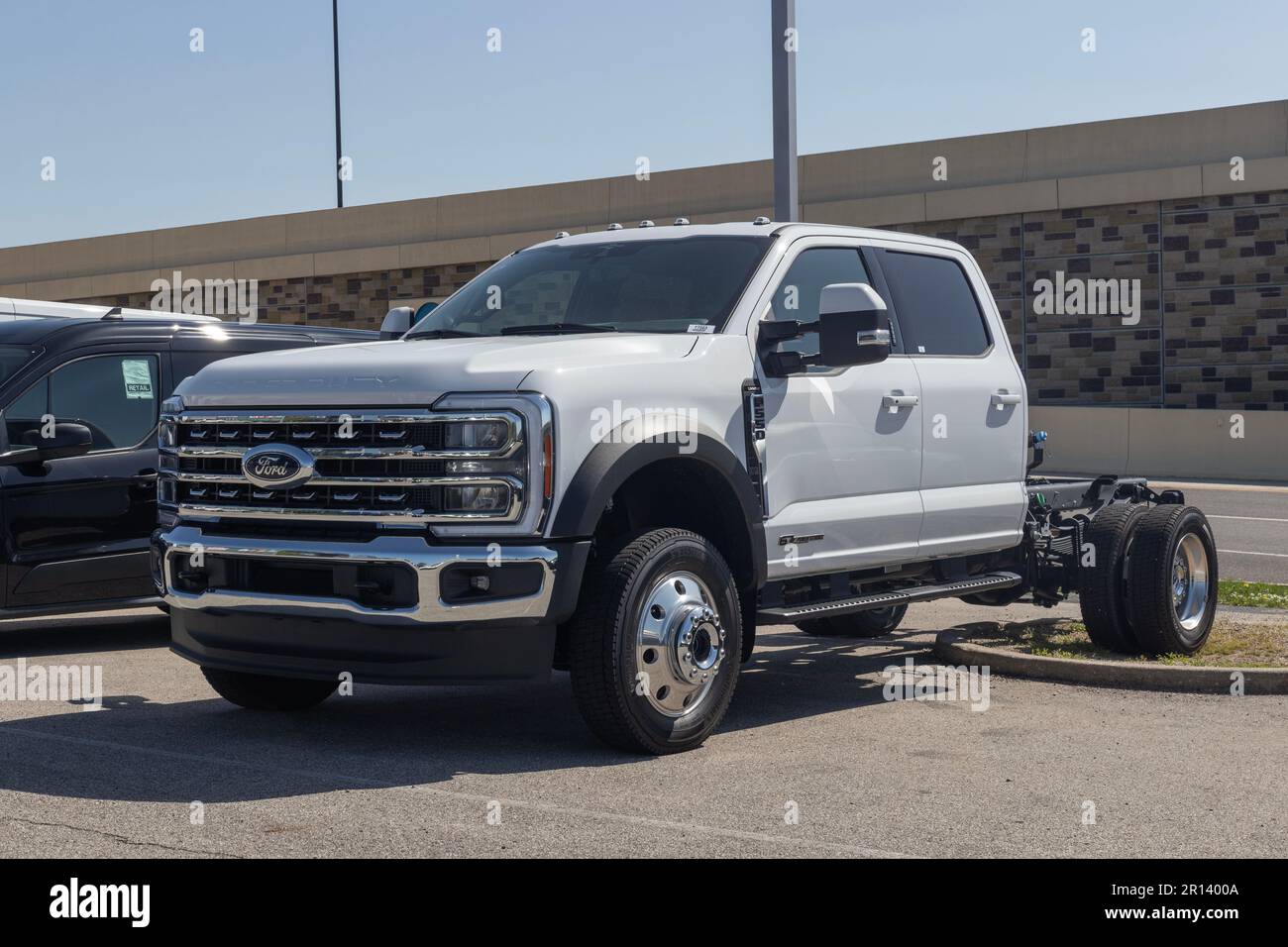 Indianapolis - Circa May 2023: Ford F-550 Chassis Cab display at a ...