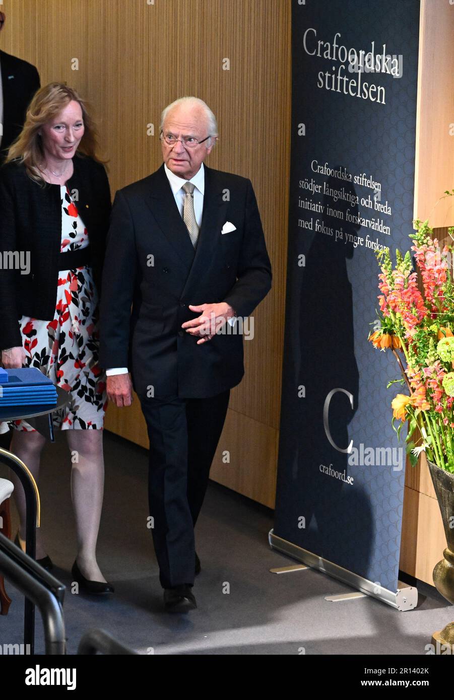 King Carl Gustaf and Birgitta Henriques Normark, member of the Royal ...
