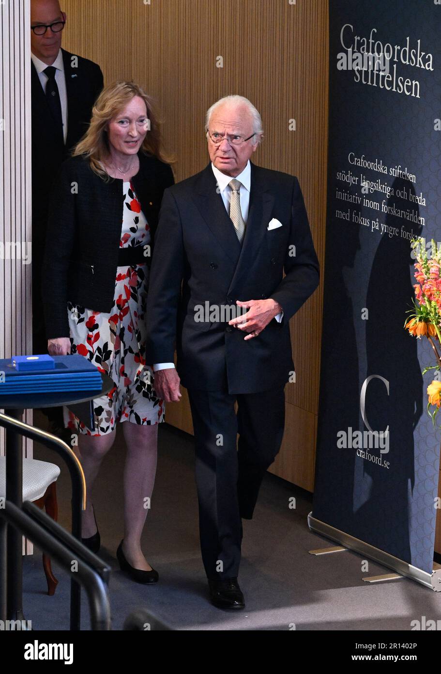 King Carl Gustaf and Birgitta Henriques Normark, member of the Royal ...