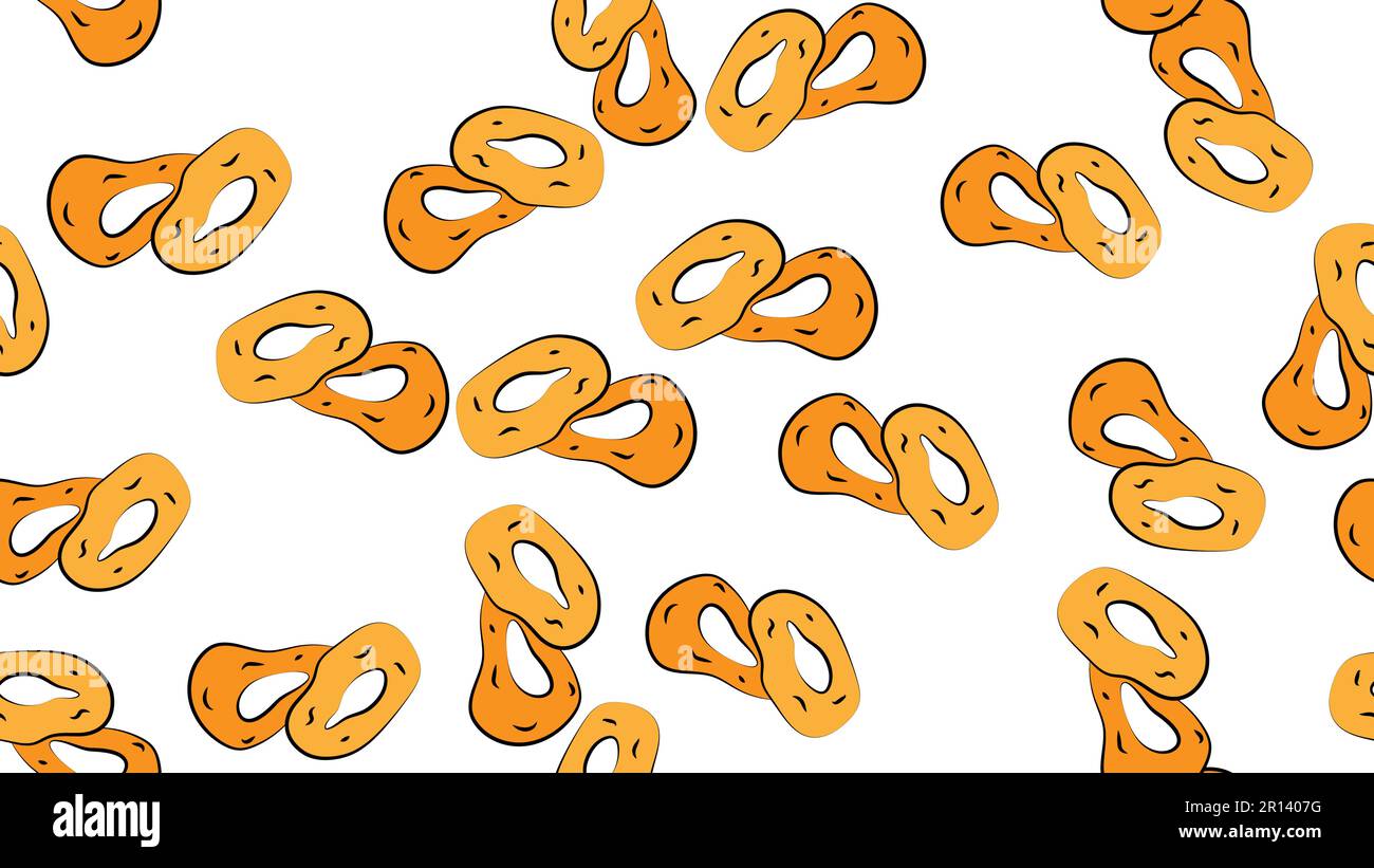 Hot onion rings snack Stock Vector Images - Alamy