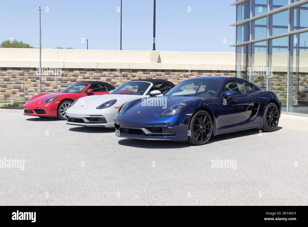 Indianapolis - Circa May 2023: Porsche sports car and SUV dealership ...