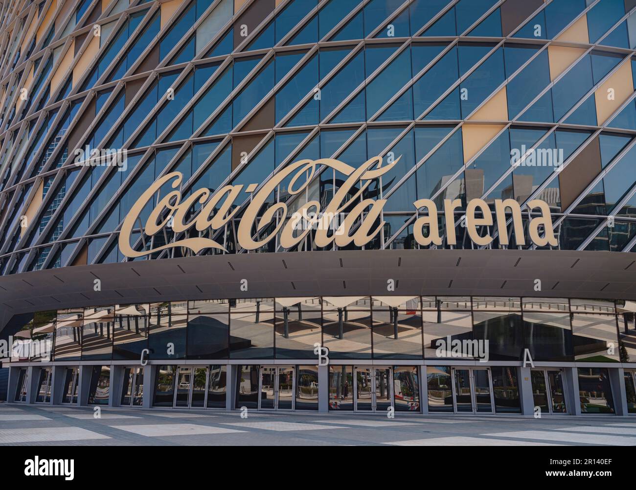 20 March 2023, Dubai, UAE: View of Coca Cola Arena, biggest arena in ...