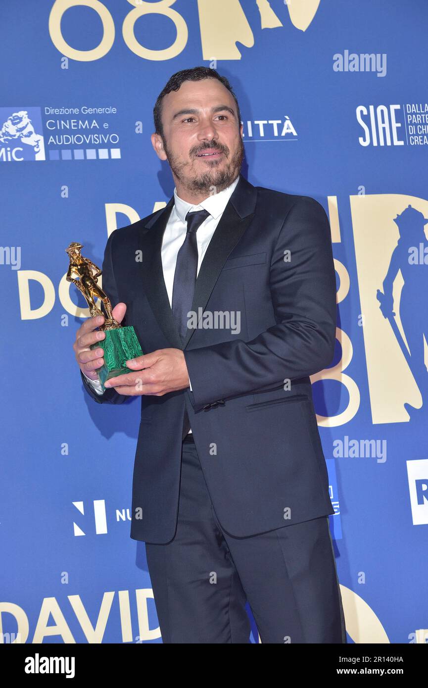 Rome, Italien. 10th May, 2023. Francesco Di Leva attends the 68th David Di Donatello red carpet ...