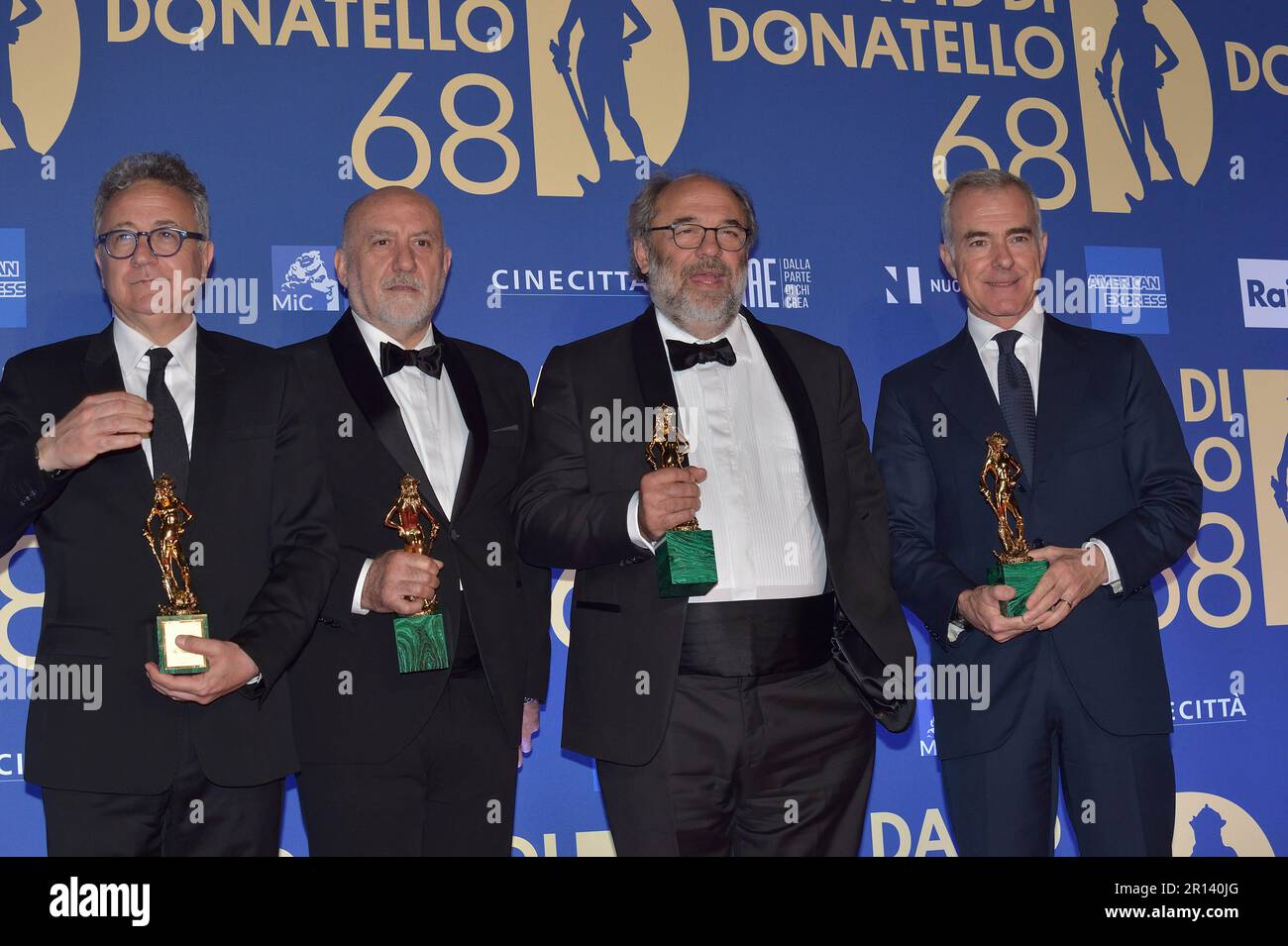 Rome, Italien. 10th May, 2023. Paolo Del Brocco, Attilio De Razza ...