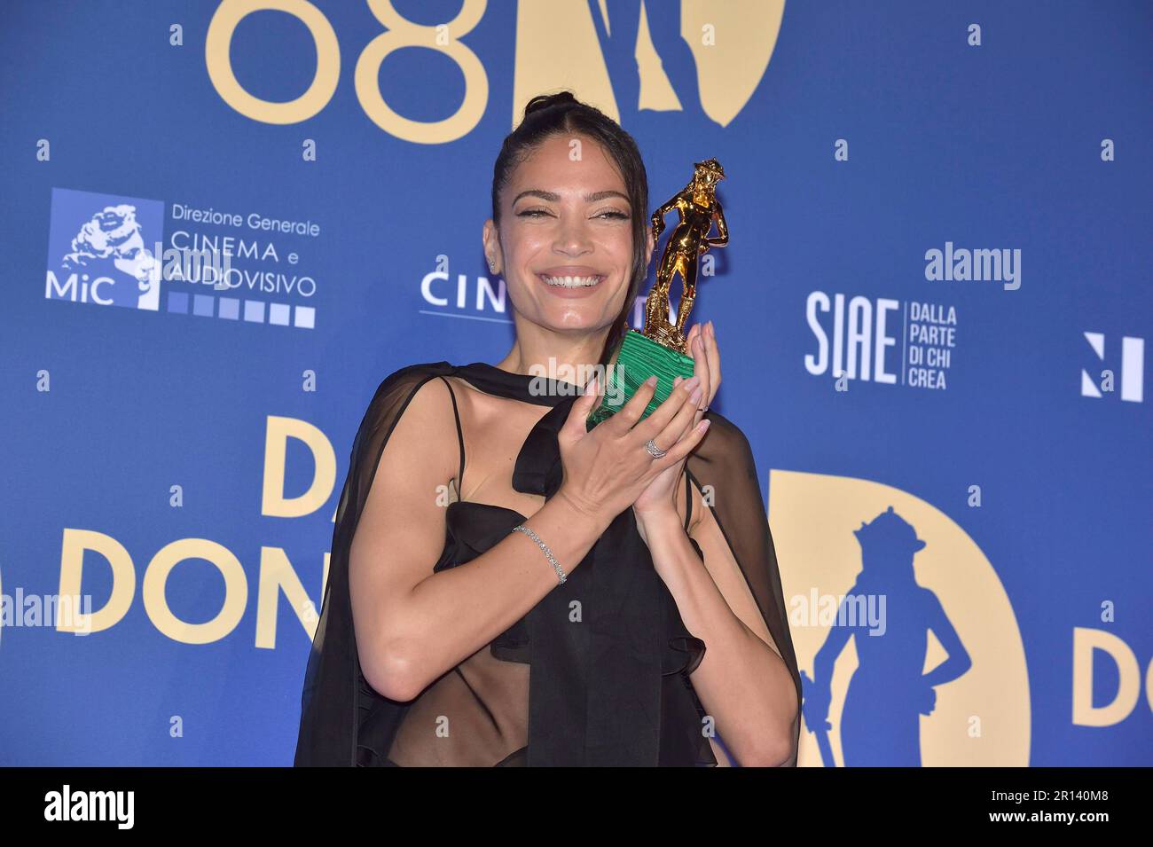Rome, Italien. 10th May, 2023. Elodie attends the 68th David Di ...