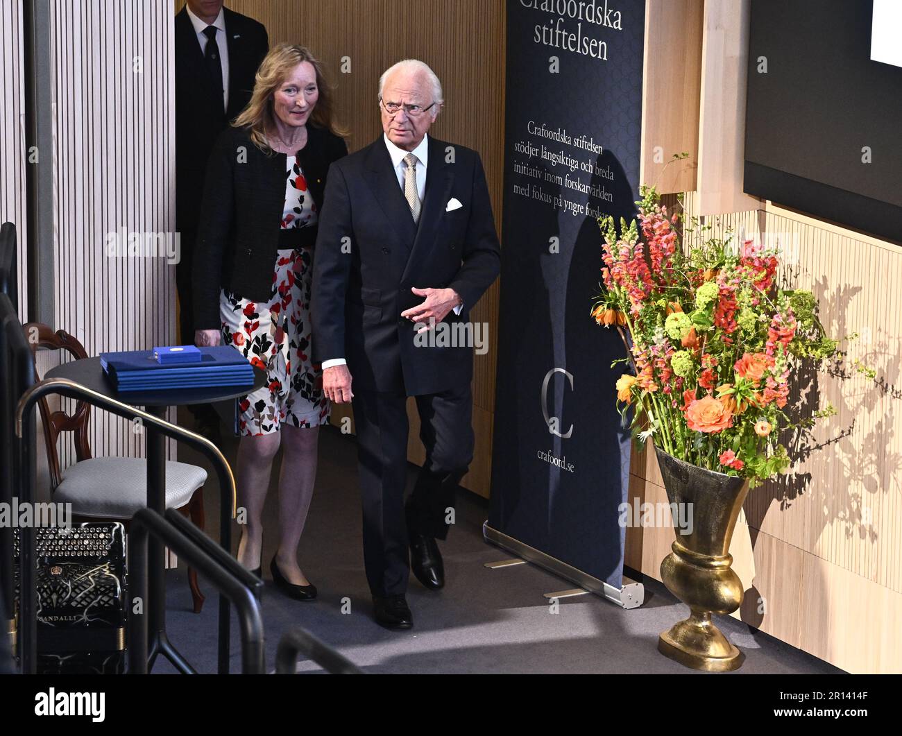 King Carl Gustaf and Birgitta Henriques Normark, member of the Royal ...