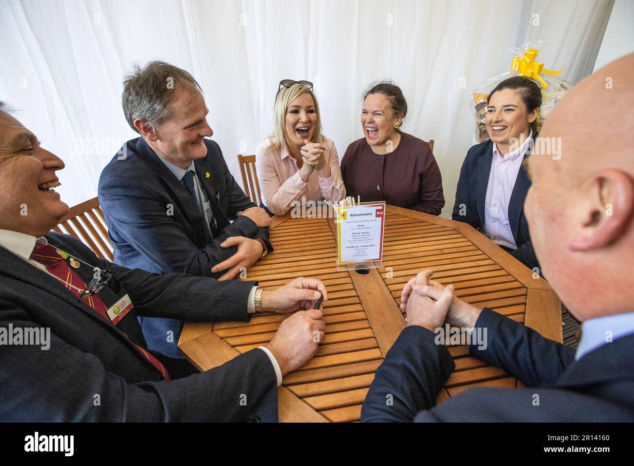 (from left) Ulster Famers' Union Vice President William Irvine, Ulster ...